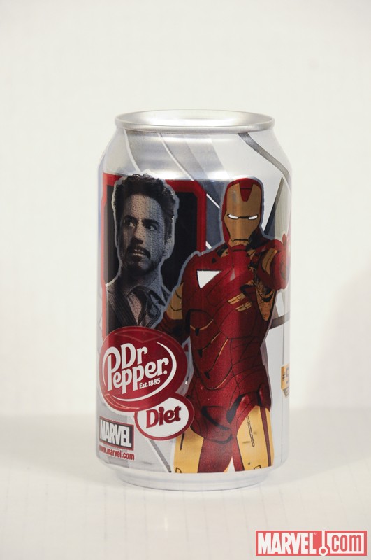 Iron Man 2 Dr. Pepper Cans - Movie Ties