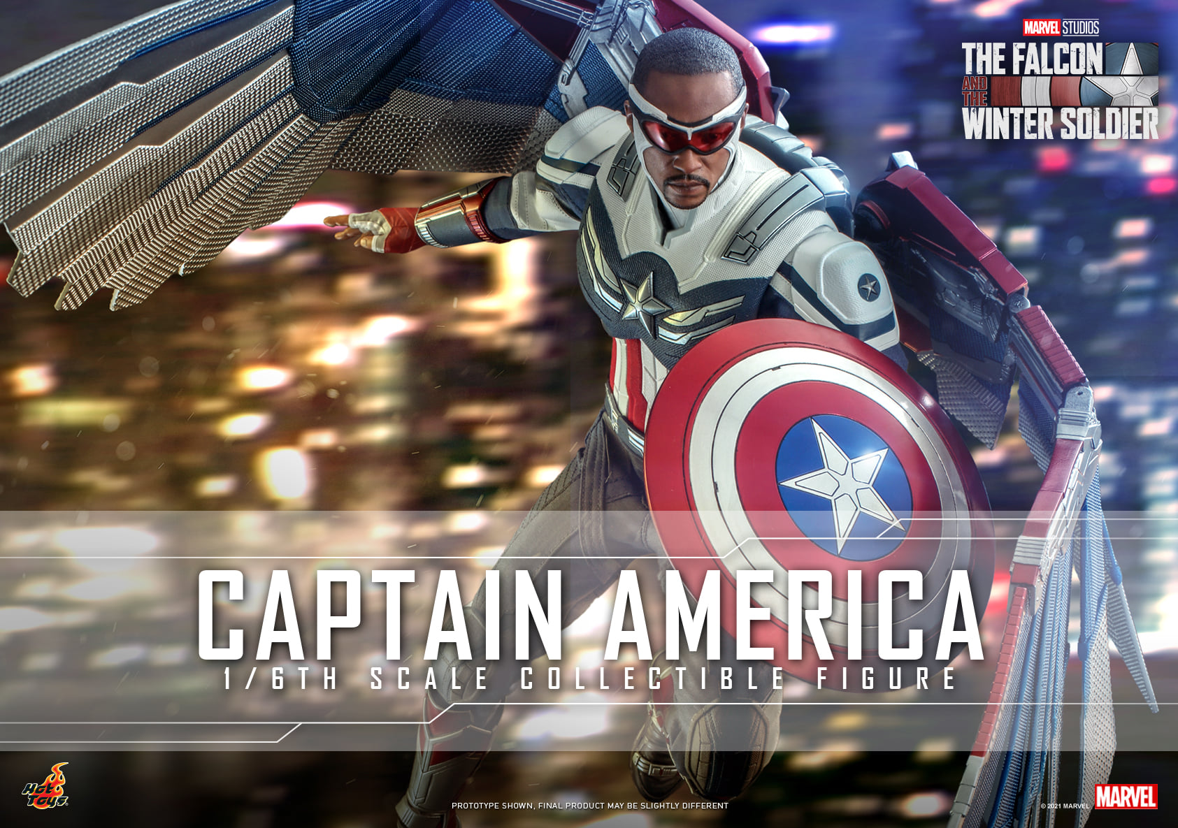 The Falcon and The Winter Soldier - Sam Wilson Captain America Figure ...
