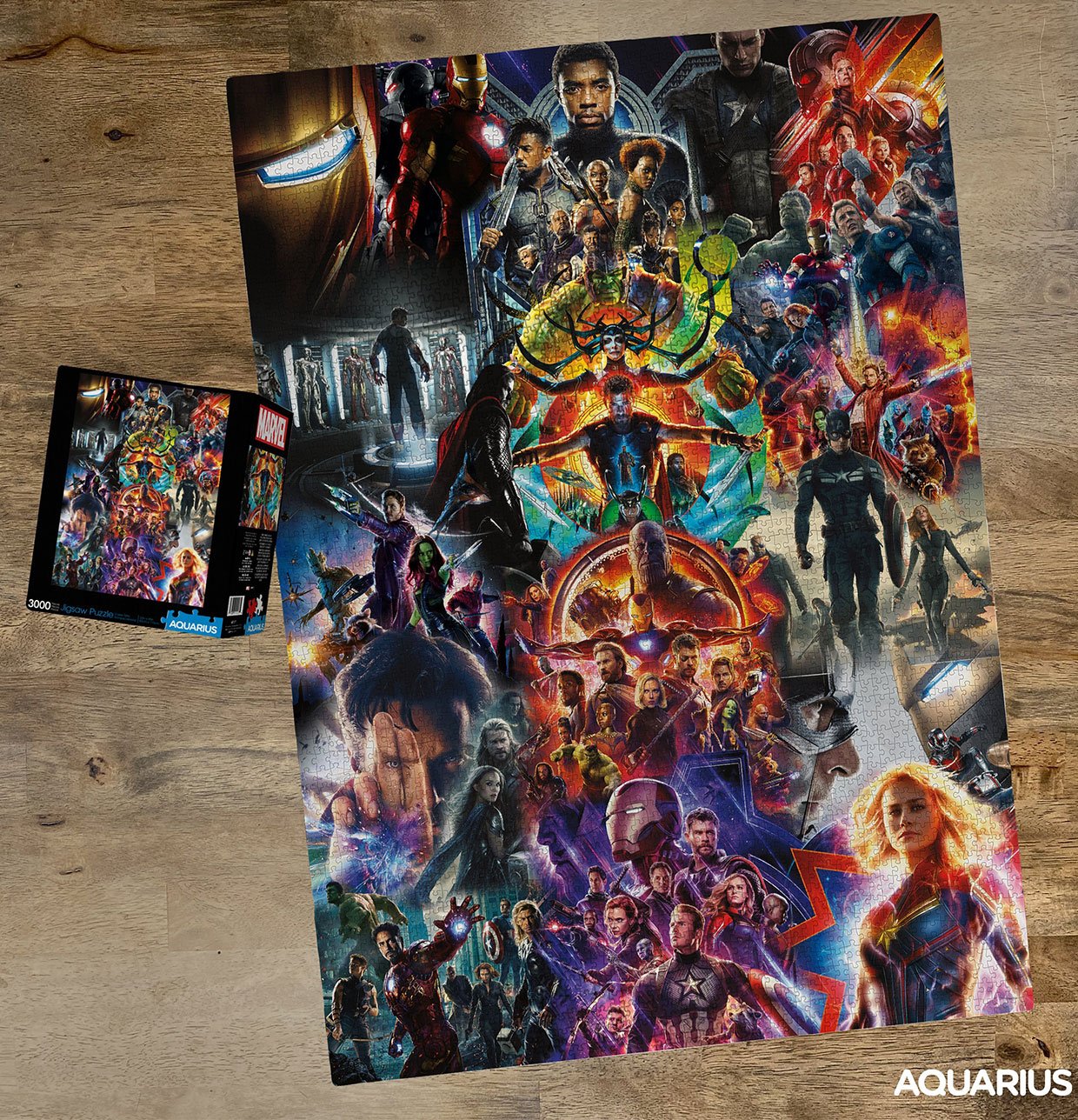 Marvel Cinematic Universe Mega Collage Puzzle: 3000 Pieces of MCU ...