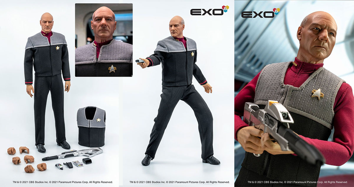 Star Trek: First Contact Jean-Luc Picard Gets a Lifelike Action Figure ...