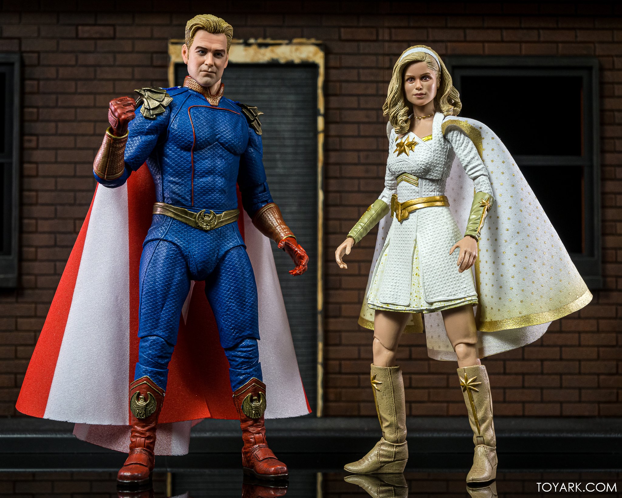 The Boys - Homelander and Starlight Figures by NECA - Toyark Advanced ...