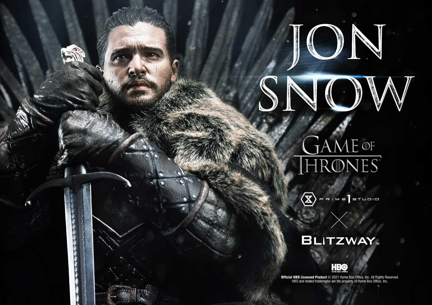 Game of Thrones - Jon Snow Statue by Prime 1 Studio - Movie Ties
