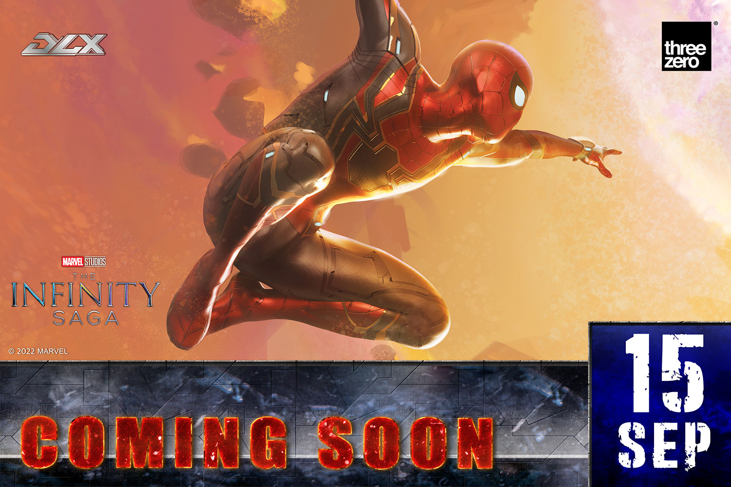 ThreeZero Marvel DLX Iron Spider - Movie Ties