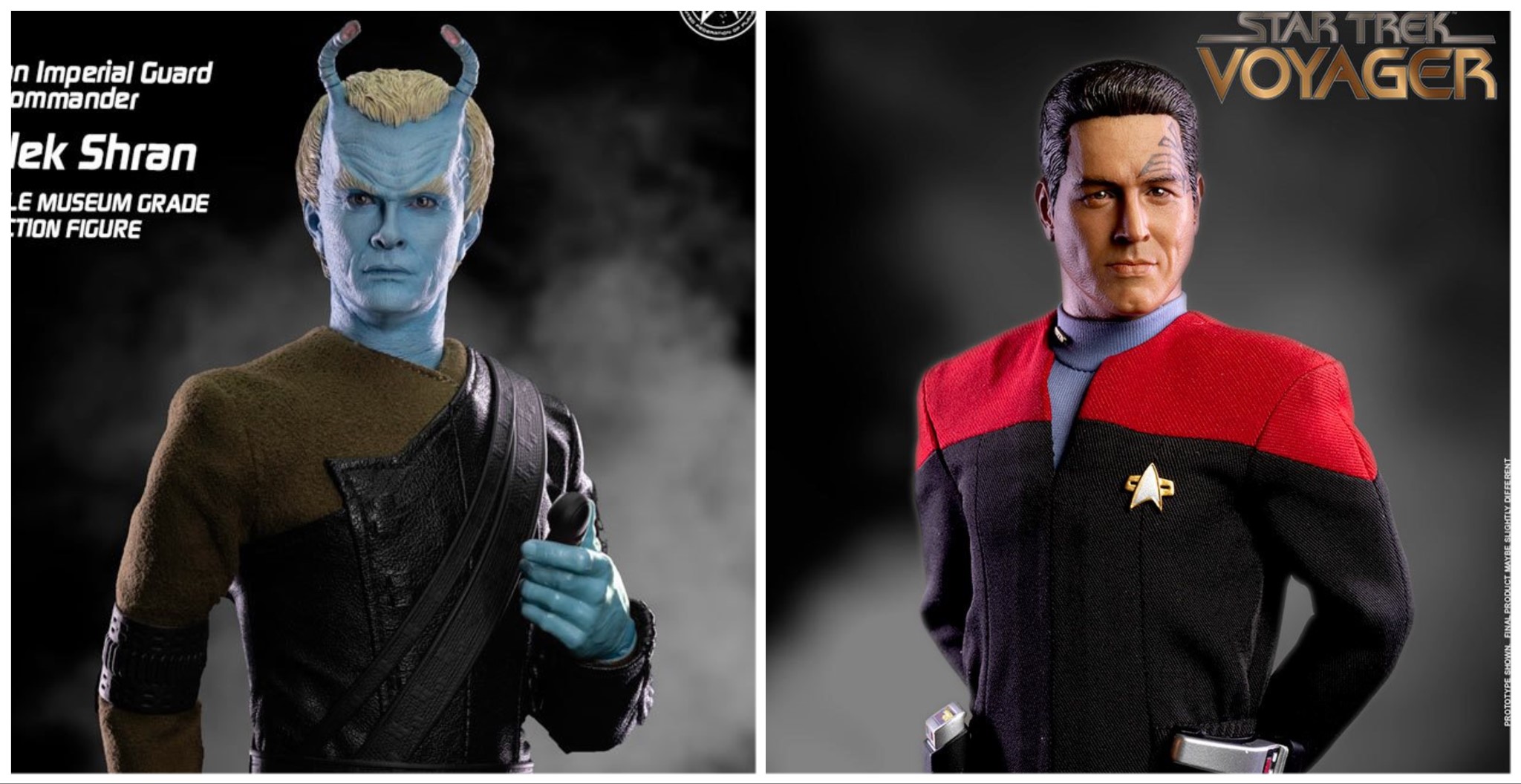 EXO-6 Voyager Chakotay and Enterprise Thy’lek Shran - Movie Ties