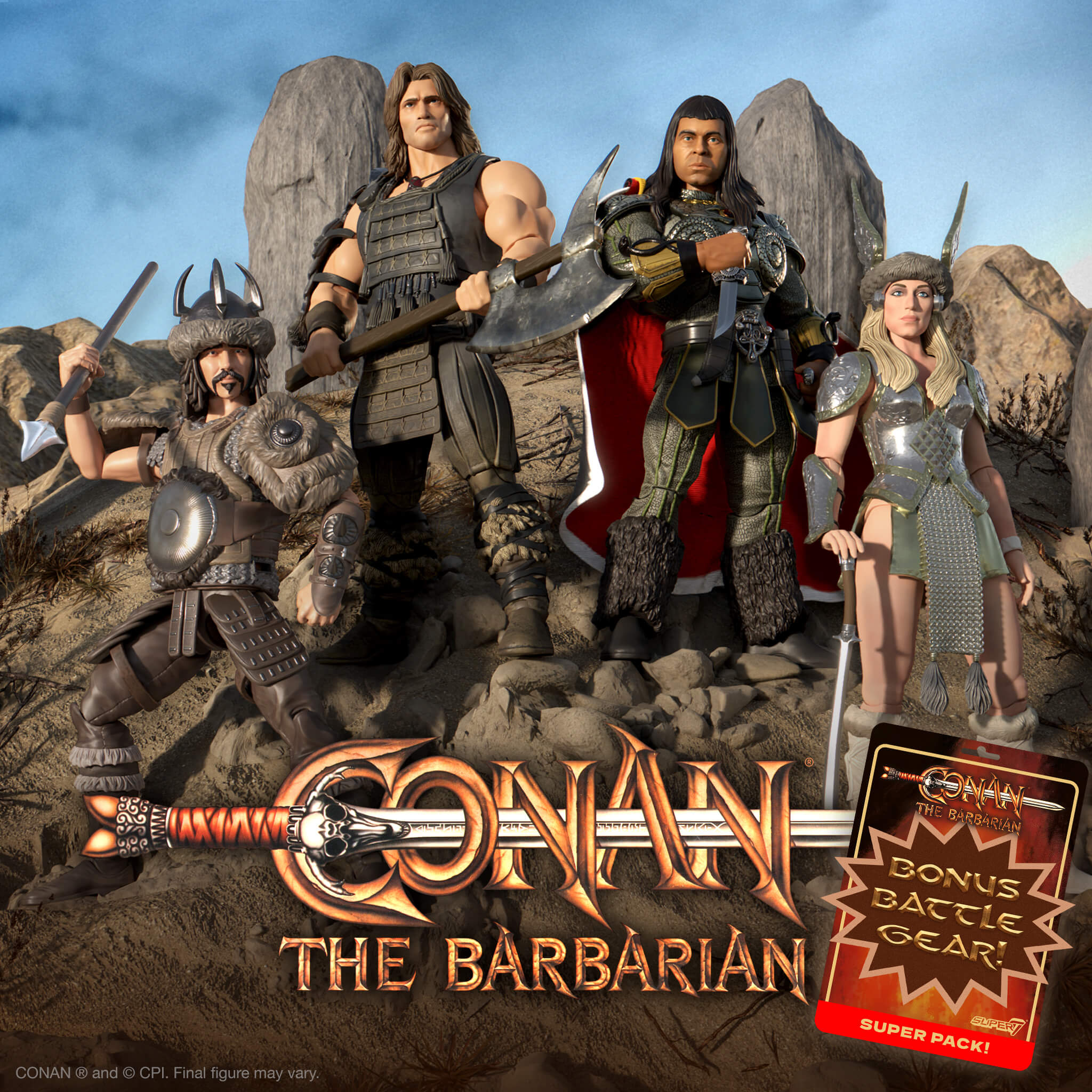 Super7 Conan ULTIMATES Wave 5 – Conan, Valeria Spirit, Thulsa Doom ...