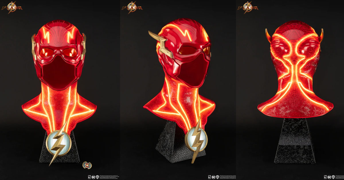 Purearts Reveals Exclusive Edition of The Flash 1:1 Scale Cowl Replica ...